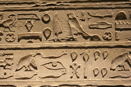 Die ägyptische Schrift - Hieroglyphen – Federfuehrend Kalligraphie und ...