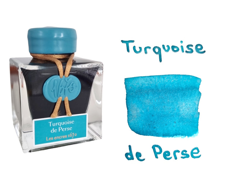 Jacques Herbin Les Encres 1670 Turquoise de Perse - 2 Varianten ...